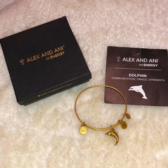 Alex and Ani | Jewelry | Alex And Ani Energy Dolphin Bracelet | Poshmark